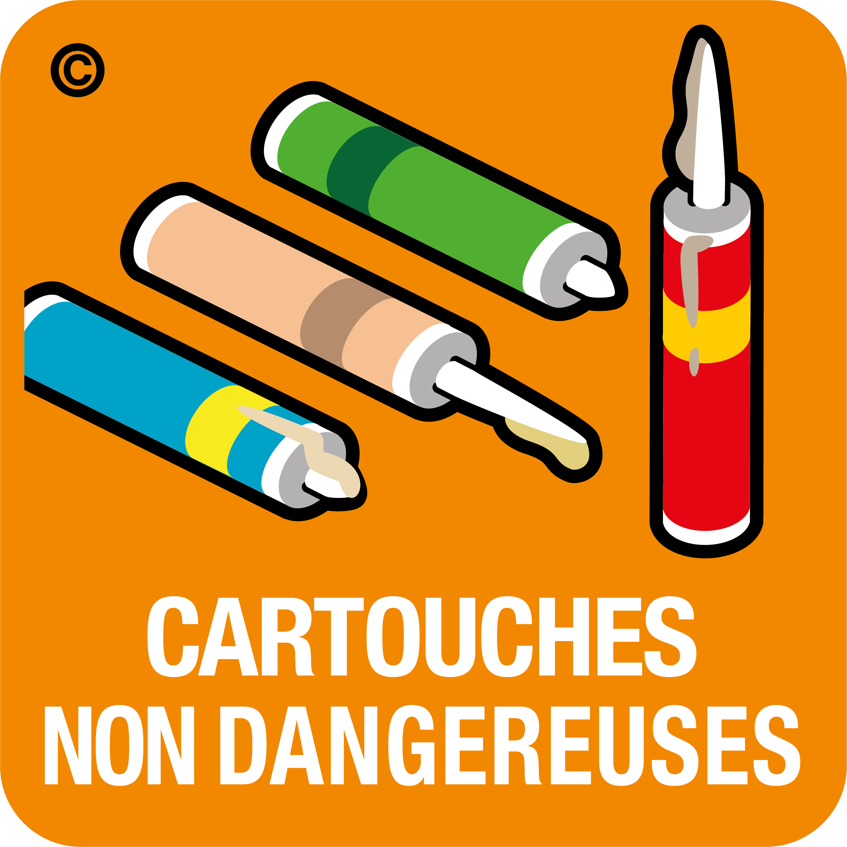 Pictogrammes des déchets de chantier : FFB