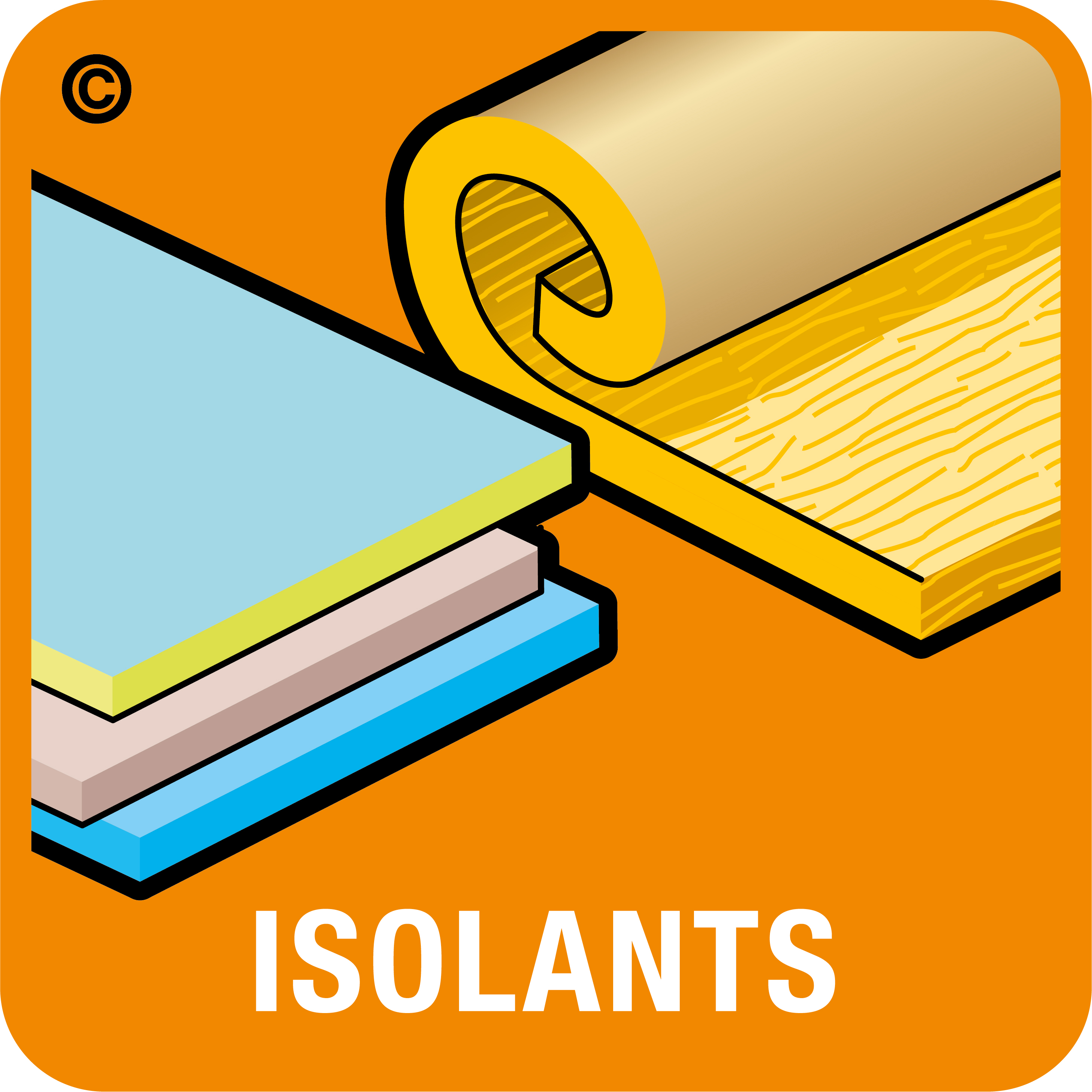 Pictogrammes des déchets de chantier : FFB