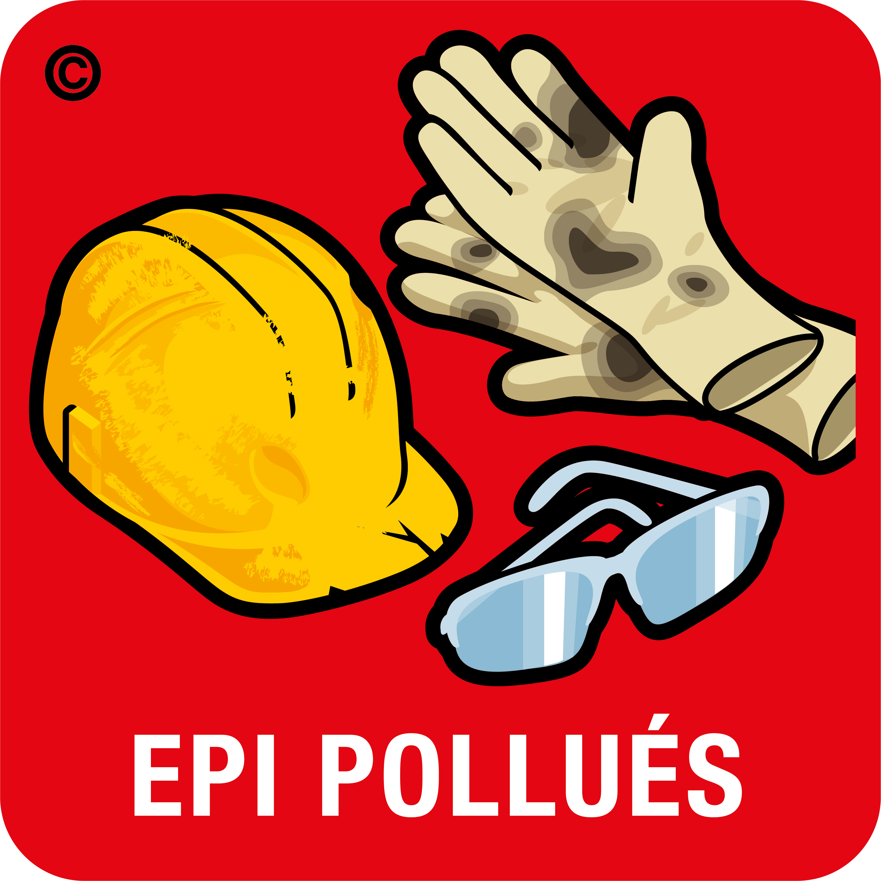 Pictogrammes des déchets de chantier : FFB